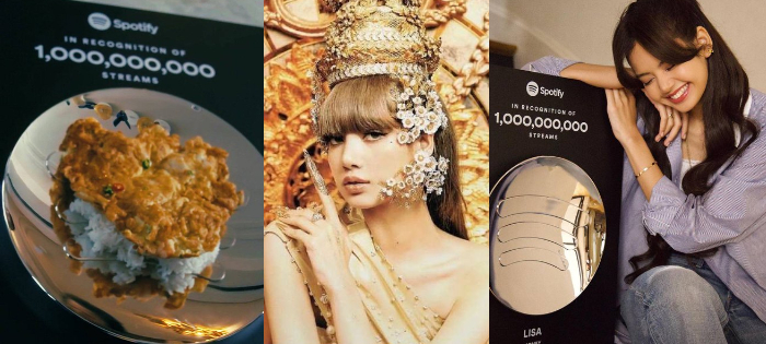 Lisa, Spotify'da 1Milyar Dinlenme Şerefine Yemek Yapıyor