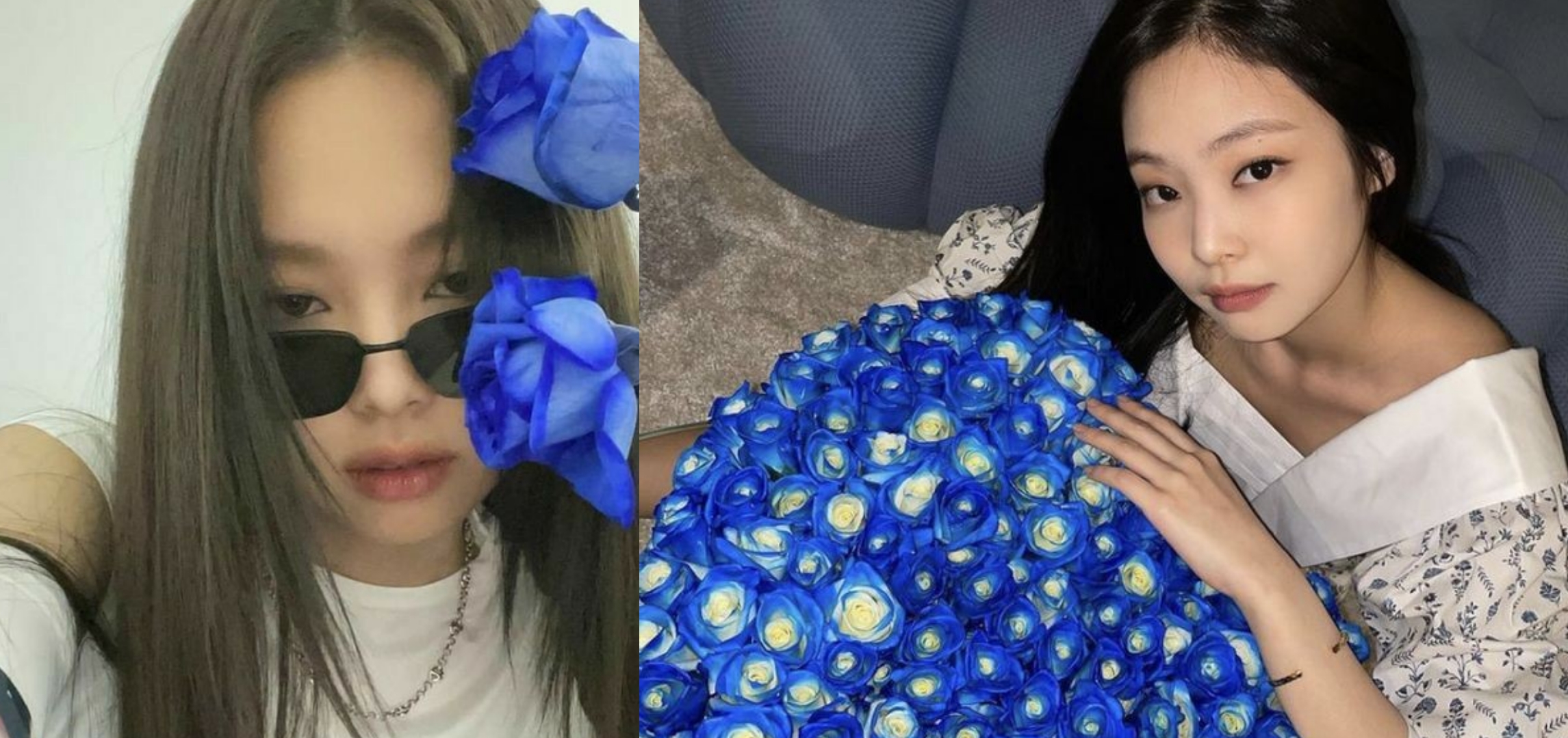 Jennie'ye Her Doğum Gününde Mavi Gül Veren Kişi